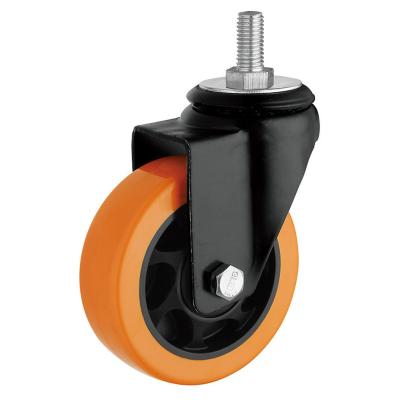 China Adjustable Threaded Stem Ball Furniture Caster Load 100kg/110kg/130kg Smooth Rolling for sale