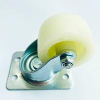 China Plate Fat Nylon Rotating Wheel Caster With Zinc Plated 1.5 Inch 2 Inch 2.5 Inch 3 Inch for sale