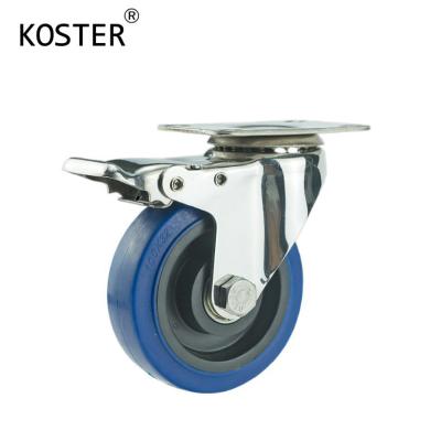 China Heavy Duty Industrial PU Polyurethane Castor Wheel for Tool Cabinet Furniture Trolley for sale