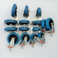 China Heavy Duty Industrial PU Polyurethane Castor Wheel for Tool Cabinet Furniture Trolley for sale