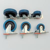 China Heavy Duty Industrial PU Polyurethane Castor Wheel for Tool Cabinet Furniture Trolley for sale