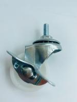 China PP White Swivel Caster Wheel for 1inch to 3inch Furniture Load 30kg Thickness 21mm for sale