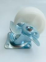 China Hole Distance 29/29/36*15/45*25/55*28/55*28 Light Duty Furniture PP White Swivel Caster for sale