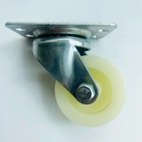 China Nylon Furniture Plate Castor 1.5-3inch Light Duty Installation Height 50mm/62mm/80mm/93mm for sale
