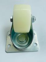 China Nylon Furniture Plate Castor 1.5-3inch Light Duty Installation Height 50mm/62mm/80mm/93mm for sale