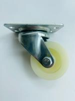 China Nylon Furniture Plate Castor 1.5-3inch Light Duty Installation Height 50mm/62mm/80mm/93mm for sale