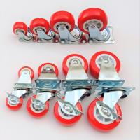 China 1-3inch Plastic Furniture Swivel Caster Wheel with 17mm/21mm/27mm/27mm Thickness for sale