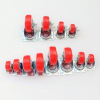 China 1-3inch Plastic Furniture Swivel Caster Wheel with 17mm/21mm/27mm/27mm Thickness for sale