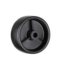 China Light Duty 1inch to 3inch Furniture PP Black Swivel Castor with Hole Distance 29 for sale