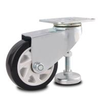 China Installation Height 90mm/103mm/128mm/155mm 2inch Level Adjust Scaffold Caster Wheel for sale