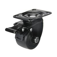 China Industry Duty Black 2.5inch 3inch 600kg Castor for Smooth Operation and Long Lifespan for sale