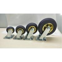 China Heavy Duty Golden Castor Wheel with Lock 6inch 6mm 300kg US 10/Piece 1 Piece Min.Order for sale