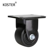 China Brake With Brake Heavy Duty Zinc Plated Low Gravity 3inch 4inch 600kg Caster Wheel for sale