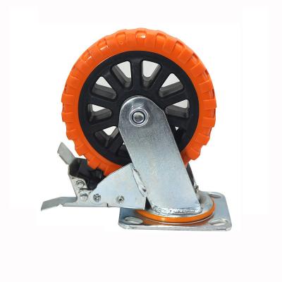 China 4-6 Inch Industry Heavy Duty Shopping Trolley Fixed KSLHD0203 with TPR/ PVC Castor for sale