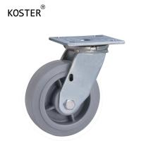 China 4-6 Inch Industry Heavy Duty Shopping Trolley Fixed KSLHD0203 with TPR/ PVC Castor for sale