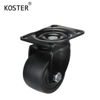 China Low Gravity 3inch 4inch 500kg Rubber and Nylon Caster Wheel for Heavy Duty Industrial for sale