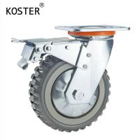 China 4inch 5inch 6inch 8inch Heavy Duty Rubber Free Caster for High Load Capacity of 350kg for sale
