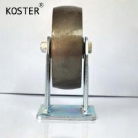 China Maximum Load 650kg 4 5 6 8 Inch Castor Cast Iron Caster Wheel FH00132 for sale
