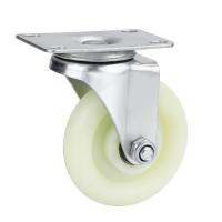 China Diameter 65mm/75mm/100mm/125mm Heavy Duty Industrial PP Caster Wheel with Edge Brake for sale