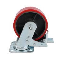 China Vintage Scaffold 200mm Diameter Heavy Duty Swivel Castor Wheels with 600kg Capacity for sale