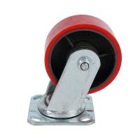 China Vintage Scaffold 200mm Diameter Heavy Duty Swivel Castor Wheels with 600kg Capacity for sale