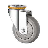 China Bearing Type Ball Bearing TPR Chair Caster Wheel 5 Inch for Heavy Duty Furniture for sale