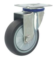 China Bearing Type Ball Bearing TPR Chair Caster Wheel 5 Inch for Heavy Duty Furniture for sale