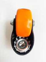 China 130kg Load Capacity Rubber Ball Bearing Castor Wheel for Stable Industrial Applications for sale