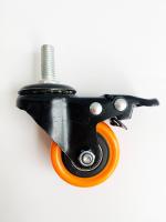China 130kg Load Capacity Rubber Ball Bearing Castor Wheel for Stable Industrial Applications for sale