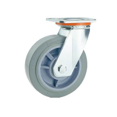 China High Load Capacity 130kg Heavy Duty Chair Swivel Caster Wheels Brake Diameter 75mm for sale