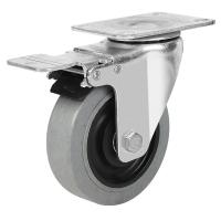 China High Load Capacity 4 Inch TPR Caster for Rigid Industrial Applications 130kg Maximum for sale