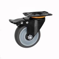 China High Load Capacity 4 Inch TPR Caster for Rigid Industrial Applications 130kg Maximum for sale