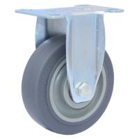 China Industry Trolley Grey Plastic Caster Wheel with US Currency and 130kg Load Capacity for sale