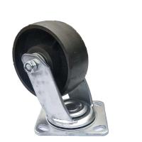 China Industrial 50mm Thickness Heavy Duty All Iron Steel Swivel Caster Wheel 4 5 6 8inch for sale