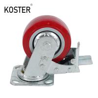 China 500kg Load Capacity Heavy Duty Industrial Machine with 50mm Thickness Galvanized Caster for sale