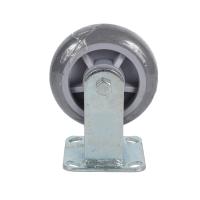 China 8inch Customization Industrial Rustic Furniture Wheel Caster with Rubber Ball Bearing for sale