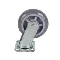 China 8inch Customization Industrial Rustic Furniture Wheel Caster with Rubber Ball Bearing for sale