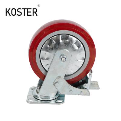 China Roller Bearing Industrial Heavy Duty Swivel Ball Caster 100mm/125mm/150mm/200mm Diameter for sale
