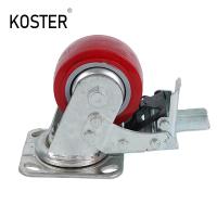 China Roller Bearing Industrial Heavy Duty Swivel Ball Caster 100mm/125mm/150mm/200mm Diameter for sale