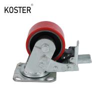 China Roller Bearing Industrial Heavy Duty Swivel Ball Caster 100mm/125mm/150mm/200mm Diameter for sale