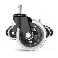 China Furniture Casters Wheels 2 Inch /4 Inch Caster Wheel with Brake Hole Distance 12*8.2mm for sale