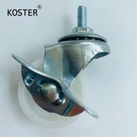 China 100kg/110kg/130kg Load Industrial Usage Galvanized Plate Threaded Stem Caster with Brake for sale