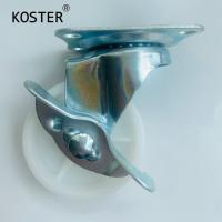 China 100kg/110kg/130kg Load Industrial Usage Galvanized Plate Threaded Stem Caster with Brake for sale