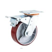 China 350kg Maximum Load Industrial PU Caster 4