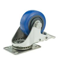 China Bearing Type Ball Bearing 100kg Load Capacity Swivel Nylon Caster Wheel for Industrial for sale
