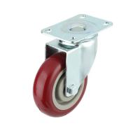 China PVC Wheelchair Material Trolley Wheel All Size Caster Wheel 32mm Thickness with Brake for sale