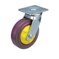 China PVC Wheelchair Material Trolley Wheel All Size Caster Wheel 32mm Thickness with Brake for sale