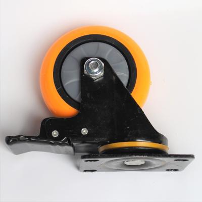 China 130kg Maximum Load Directional Caster Wheel with Adjustable Height and Recessed Design for sale