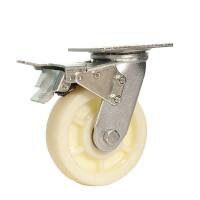 China 50mm Zinc Plated Heavy Duty Nylon Caster without Steel Core for Industrial Equipment for sale