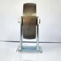 China Steel Wheel Large Load Swivel Caster with Wear-Resistant Roller Bearing for sale
